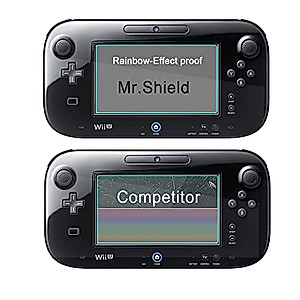 Mr.Shield [3-Pack] Screen Protector For Nintendo Wii U Console [Tempered Glass] [Japan Glass with 9H Hardness] Screen Protector with Lifetime Replacement