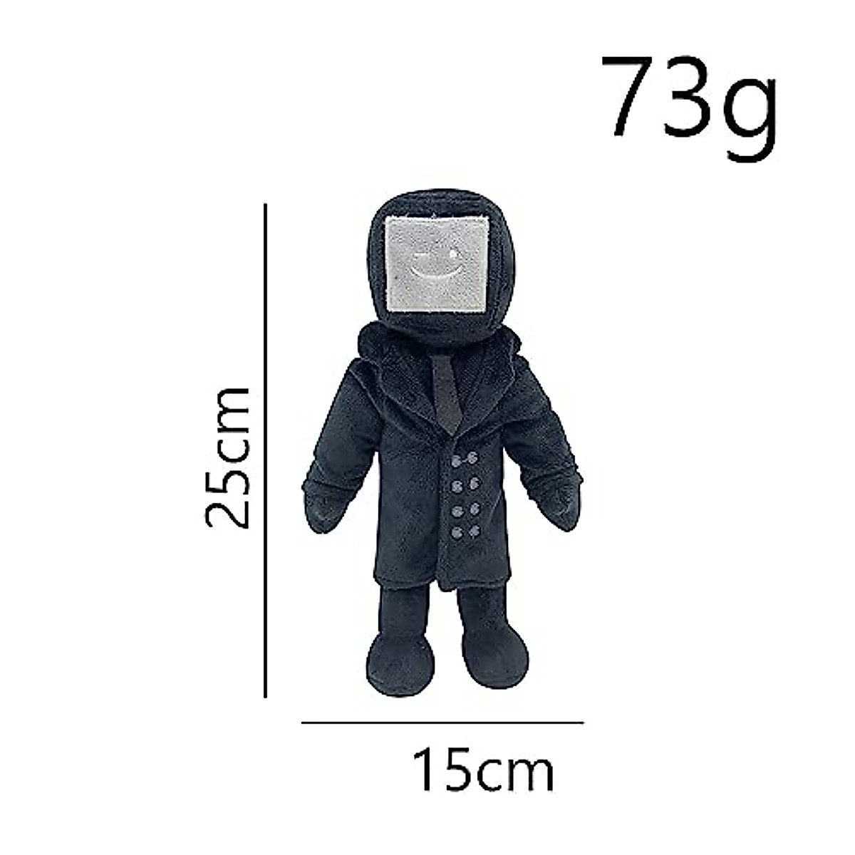 Qabfwe Skibidi Toilet Plush, 11" Speakerman Bosses Plushies Toys Skibidi Toilet Head Plushies Toys for Fans and Friends Beautifully Stuffed Animals Doll Gifts (4pcs)