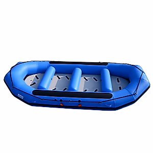 BRIS 1.2mm PVC 15ft Infltable White Water River Raft Floating Raft Tubes Boats