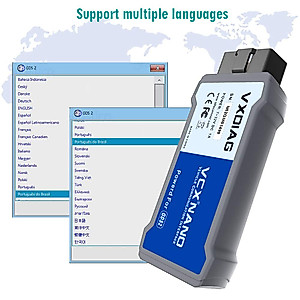 VXDIAG VCX Nano GDS2 and Tech2Win Diagnostic Tool Compatible for GM/OPEL with Global Diagnostic Programming System GDS & GDS2 Blue