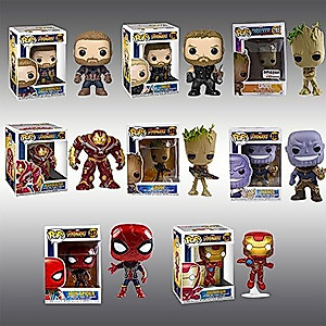 POP Marvel: Avengers Infinity War - Iron Spider (Spider-Man) Funko Pop! Vinyl Figure (Bundled with Compatible Pop Box Protector Case), Multicolor, 3.75 inches