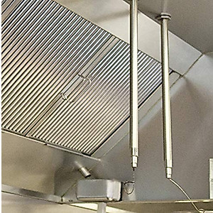 Commercial Kitchen Restaurant Duty Canopy Hood Grease Cup- Removable Keyhole Mount 4” Deep (Large Capacity Grease Cup)