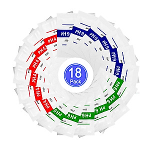 DuvinDD 18 Pack pH Buffer Solution Powder for Precise pH of pH Meter, pH Calibration Solution Powder Packets pH 6.86/4.01/9.18