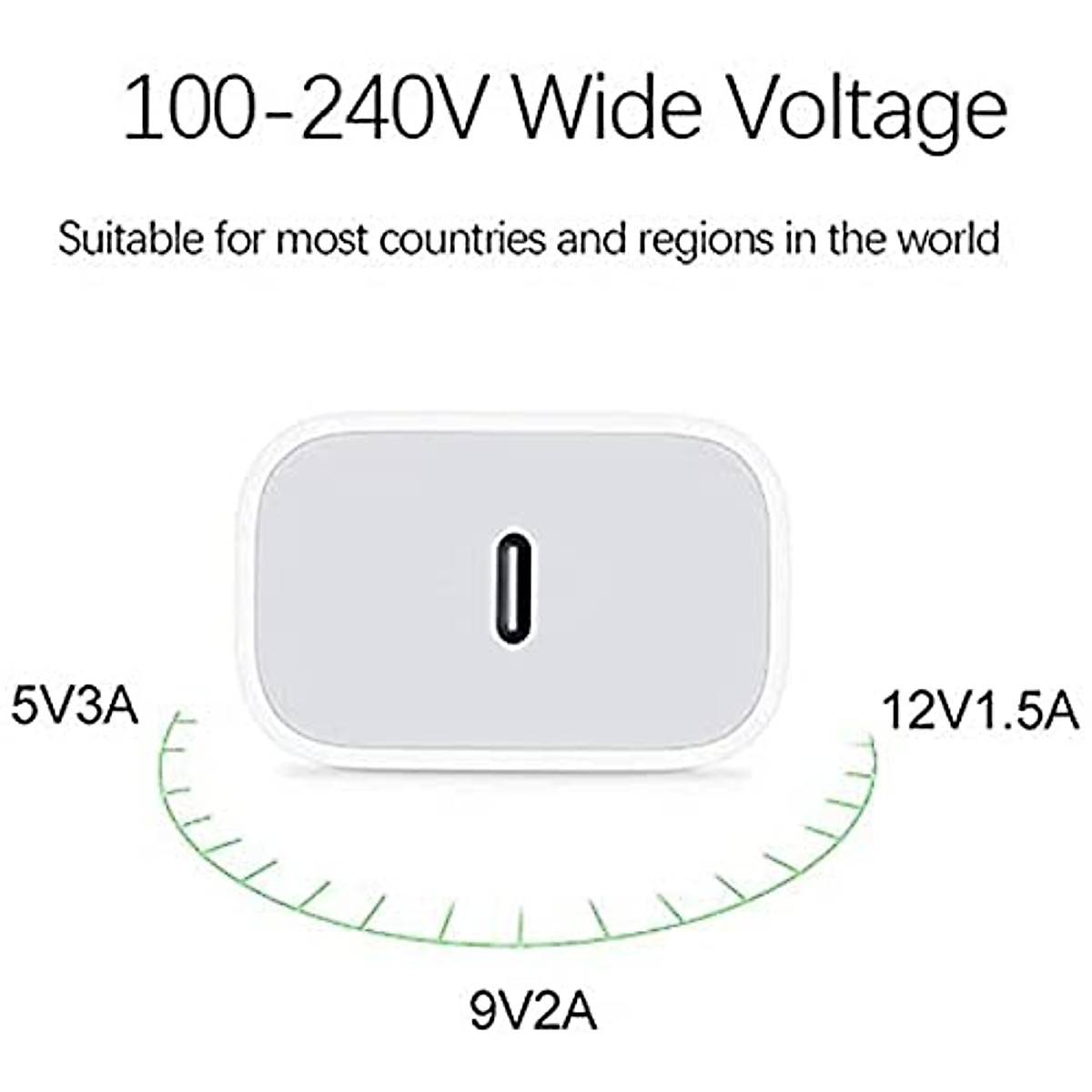 iPhone 14 Charger,USB C Charger,20W PD Fast Charger Adapter, Ultra-Compact USB C Wall Charger for iPhone 14/13/12/11/11 Pro/11 Pro Max/X/XS/XR/8/8 Plus, iPhone SE, iPad Pro and More