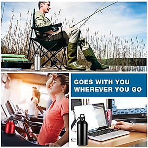 Potchen 18 Pcs Water Bottles Multipack Bulk 20 oz Metal Aluminum Reusable Lightweight Sport Valentine First Day of School Gifts Party Favor Leak Proof with Twist Cap Gym Hiking Bike Outdoor Travel