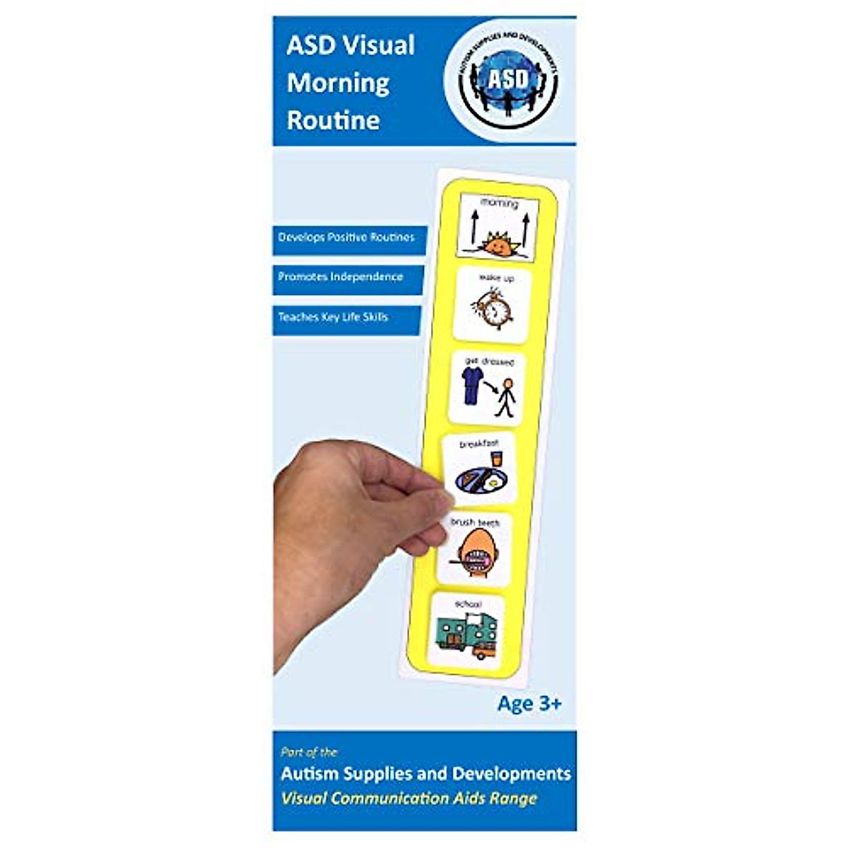 Morning/Evening Routine Bundle (Plastic, Washable, Visual schedules for Autism/Learning Disabilities/ADHD)