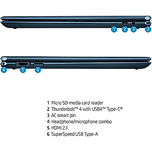 HP Spectre X360 2-in-1 Touchscreen Laptop, 16" 3K+ Touchscreen, Intel Core i7-12700H Evo, 16GB RAM, 1TB SSD, Wi-Fi 6, Backlit KB, FP Reader, MPP2.0 Tilt Pen Included, Win11 Home