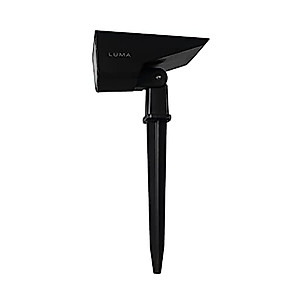 Luma Solar Outdoor Lights 2 Pack | Weatherproof Landscape Lighting with 22 LED Outdoor Lights for Patio, Yard | Garden & Wall Mount | 3 Modes Cool, Warm, Both + Rechargeable All-Night Battery