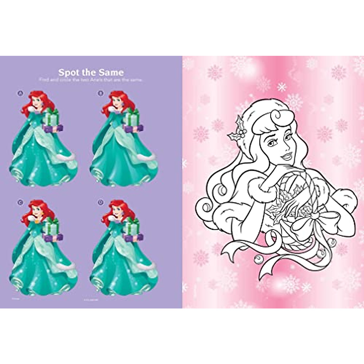 Disney Princess: Tis the Season to Sparkle: Color & Craft with 4 Big Crayons and Stickers