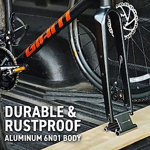 ONIPAX Triangle Bike Fork Mount Hitch Rack 100mm with 9mm Quick Release, for 9mmx100mm；12mmx100mm；15mm x100mm