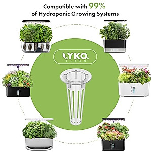 LYKOCLEAN Tomato Seed Pod Kit for AeroGarden Hydroponics Growing System, 350+ Seeds, Include Red Pepper, Green Pepper, Yellow Pepper, Purple Bell Pepper, Cucumber, Red Cherry Tomato, Golden Tomato