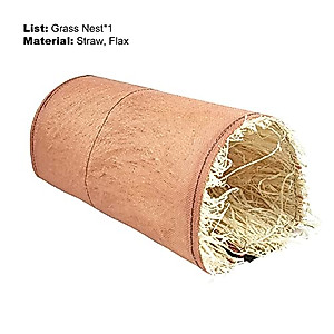 fublousRR5u Squirrel Hideout Keep Warm Creative Guinea Pig Bed Small Animal House Pet Supplies Pink S