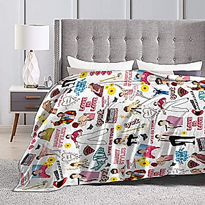 Funny Throw Blanket Ultra-Soft Flannel Blankets 60''x50'' for Sofa Bedding Living Room Gifts for Women Men Teens Adults -2