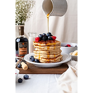Crown Maple Amber Color, Rich Taste Organic Maple Syrup, 12.7 Fl OZ, Flavor Marinades, Cocktails, Pancakes, Squash & Bacon