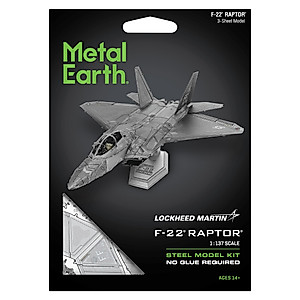 Metal Earth F-22 Raptor ME1016 3D Metal Model Kit Fascinations