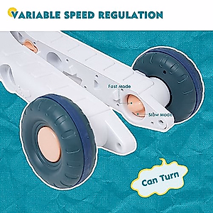 Sit to Stand Learning Walker 6 in 1 Baby Learning Walkers Early Education Activity Center with Lights Sounds, Music Learning Play Toys Toddler Walker Push Toy for Girls Boys