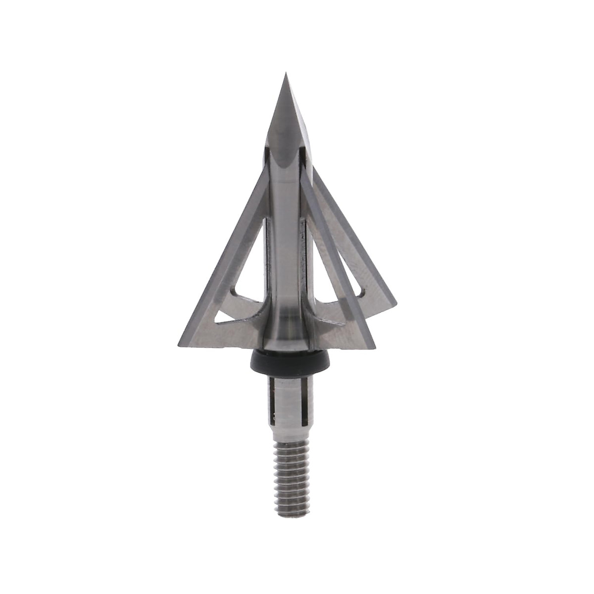 Truglo Titanium X QUADCUTTER 4 Blade 100 Grain Sharp Durable Fixed-Blade Hunting Crossbow Broadheads with Grade 5 Titanium Ferrule & Stainless Steel Blades - Spare Set of Blades Included