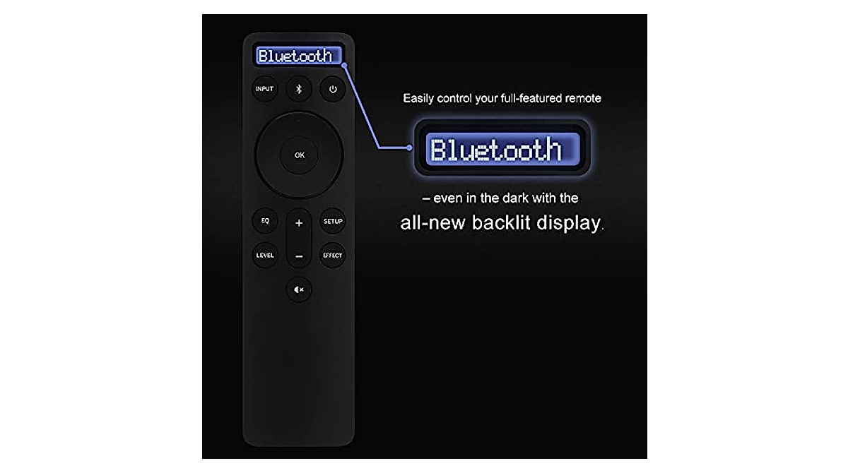 Semote Backlit Remote for Vizio Soundbar & Home Audio - No Setup