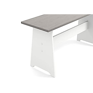 Linon Grey and White Breakfast Dining Set Ardmore Nook