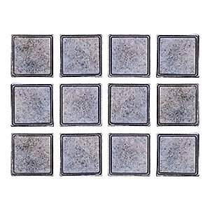 PET STANDARD Replacement Water Filter Compatible with PetSafe® Aqua Fountain Aqua Cube®, Aqua Fountain Aqua Falls® and Current Pet Water Fountain, Pack of 12