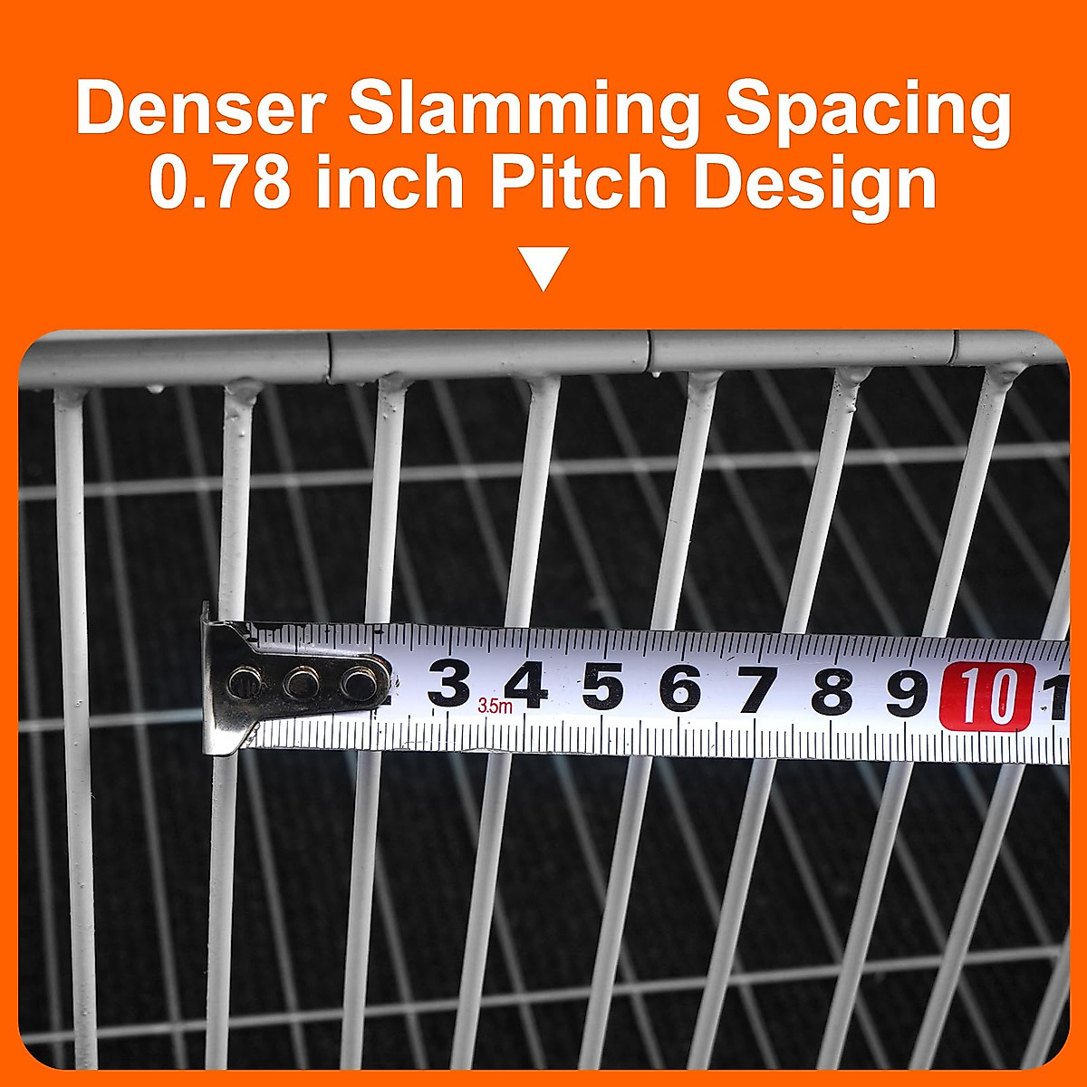 Nisorpa Pigeon Trap with Unidirectional Entrance, Encrypted Pigeon Cage Automatic Pigeon Collection Chicken Cage and Bird Trap with Metal Welding, 25 * 16.7 * 10.2 in