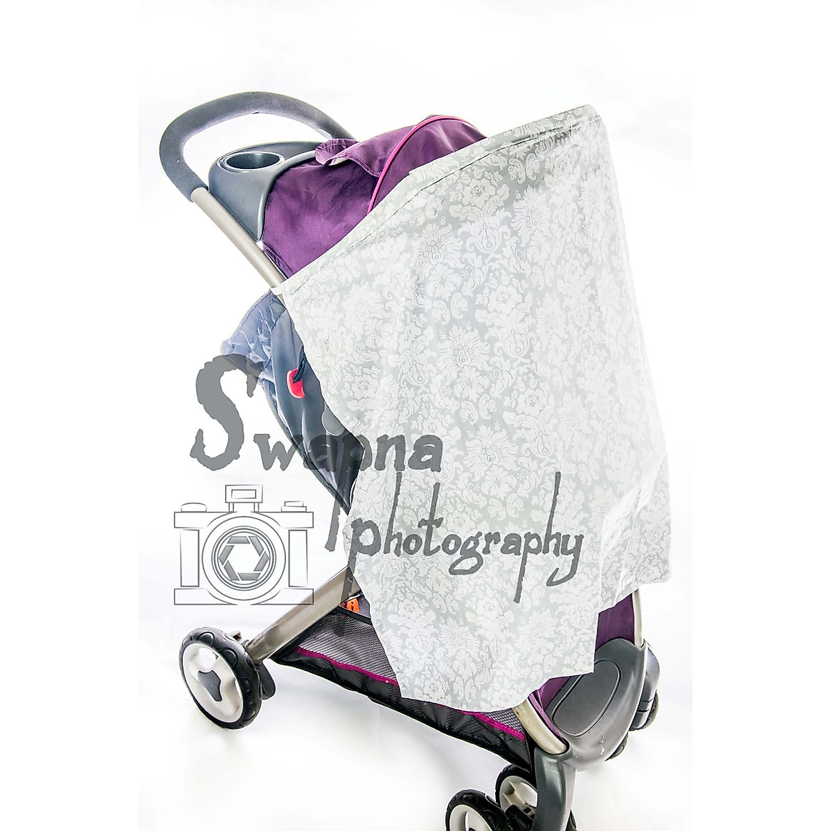 Breastfeeding Nursing Cover, Trcoveric Lightweight Breathable Cotton Privacy Feeding Cover, Nursing Apron for Breastfeeding - Full Coverage, Adjustable Strap, Stylish and Elegant