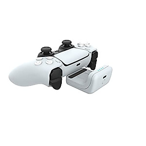 Rii Rechargeable Battery Pack 2000mAh with LED Indicator Play and Charge Kit with USB Type-C Charging Cable for Playstation 5 PS5 DualSense Controller