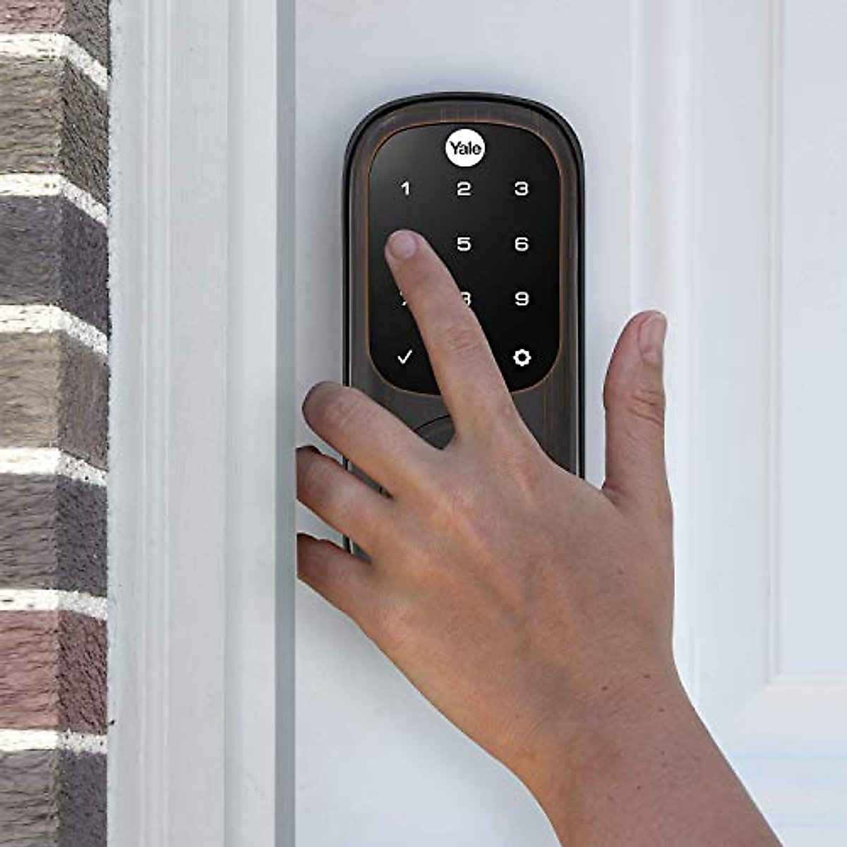 Yale Assure Lock Touchscreen, Wi-Fi Smart Lock - Works with the Yale Access App, Amazon Alexa, Google Assistant, HomeKit, Phillips Hue and Samsung SmartThings, Oil Rubbed Bronze