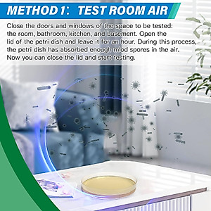 Mold Test Kit for Home - 12 Simple Detection Tests,Test HVAC System,Home Surfaces,& Indoor Air Quality Testing Kits,DIY Mold Detector at Home,Includes Detailed Mold Identification Guide,air Tester