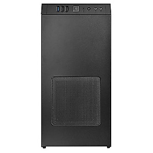 Thermaltake Versa H17 Black Micro ATX Mini Tower Gaming Computer Case 2.0 Edition with One 120mm Rear Fan Pre-Installed CA-1J1-00S1NN-A0