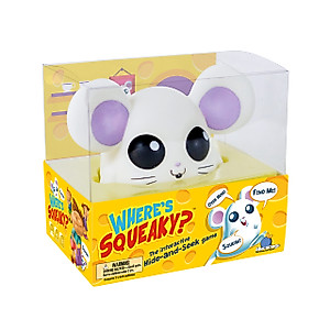 Where’s Squeaky Fun Interactive Preschool and Children - Educational Hide-and-Seek Mouse Game by Blue Orange Games - 2 to 10 Players for Ages 4+