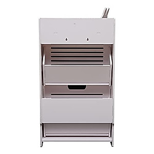 CNCEST Shoe Storage Cabinet Tipping Shoe Cabinet,White Shoe Rack Storage Organizer,Portable Shoe Rack Organizer,Cabinet for Heels,Slippers