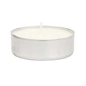 Stonebriar 20 Pack Unscented Mega Oversized Tea Light Candles with 9 Hour Extended Burn Time