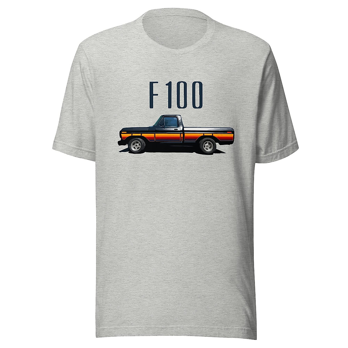 1979 F100 Custom Pickup Truck Retro Short-Sleeve Unisex T-Shirt Sport Grey