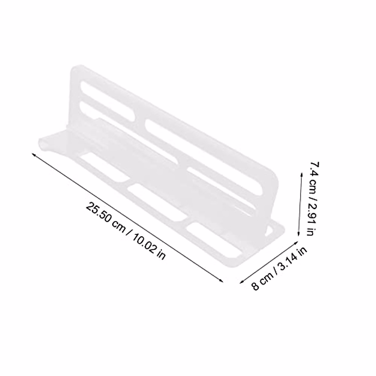 KICHOUSE Refrigerator Divider Freezer Dividers for Bottom Freezer Plastic Storage Drawer Plastic Drawer Freezer Door Shelf Freezer Drawer Dividers Food Model Multifunction Pp