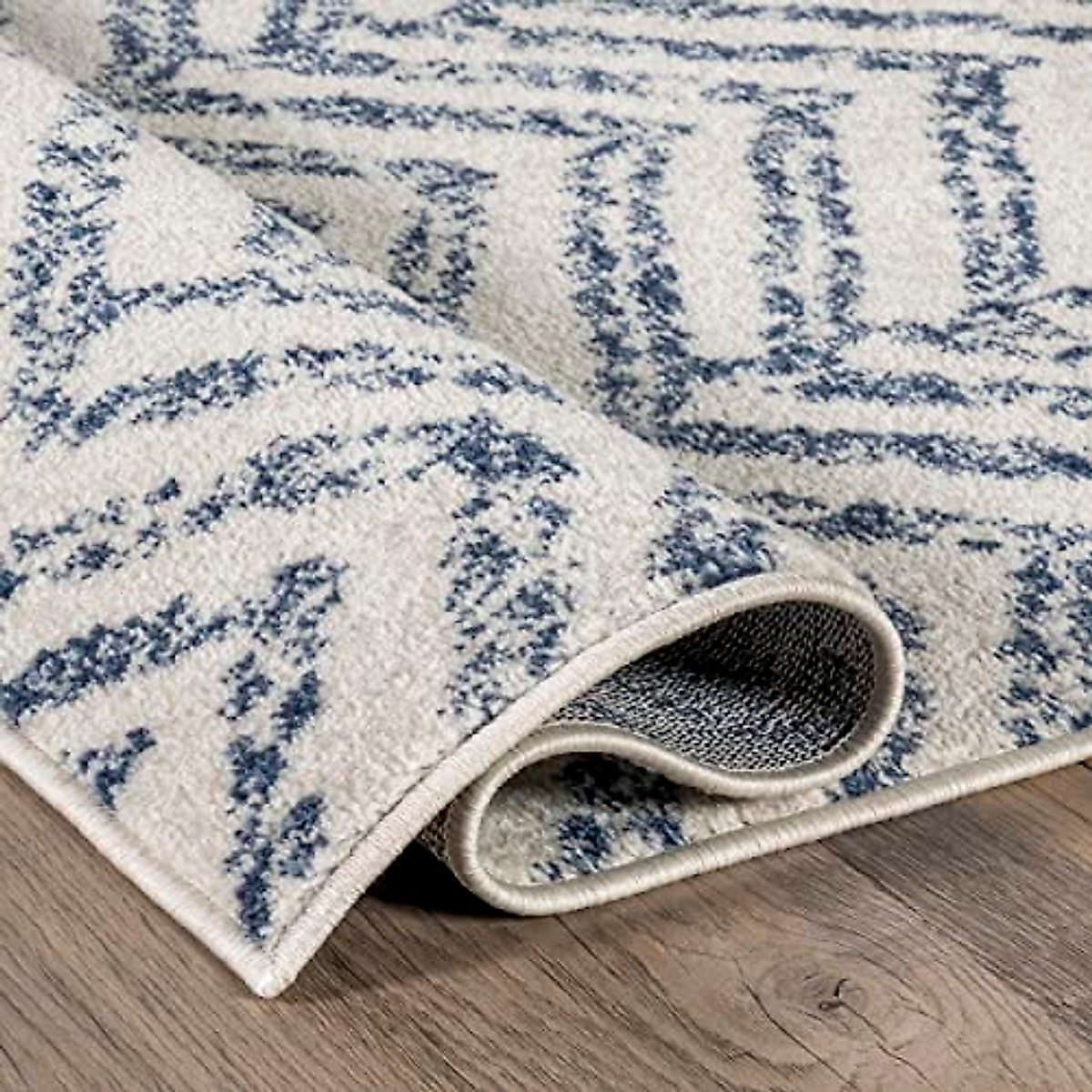 nuLOOM Rosanne Geometric Area Rug, 10' x 13', Blue