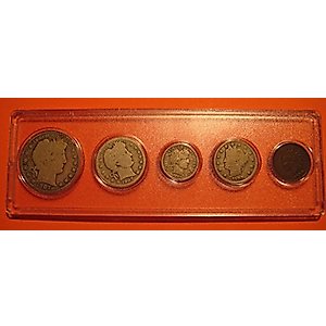1907 Birthyear US Type Coin Set