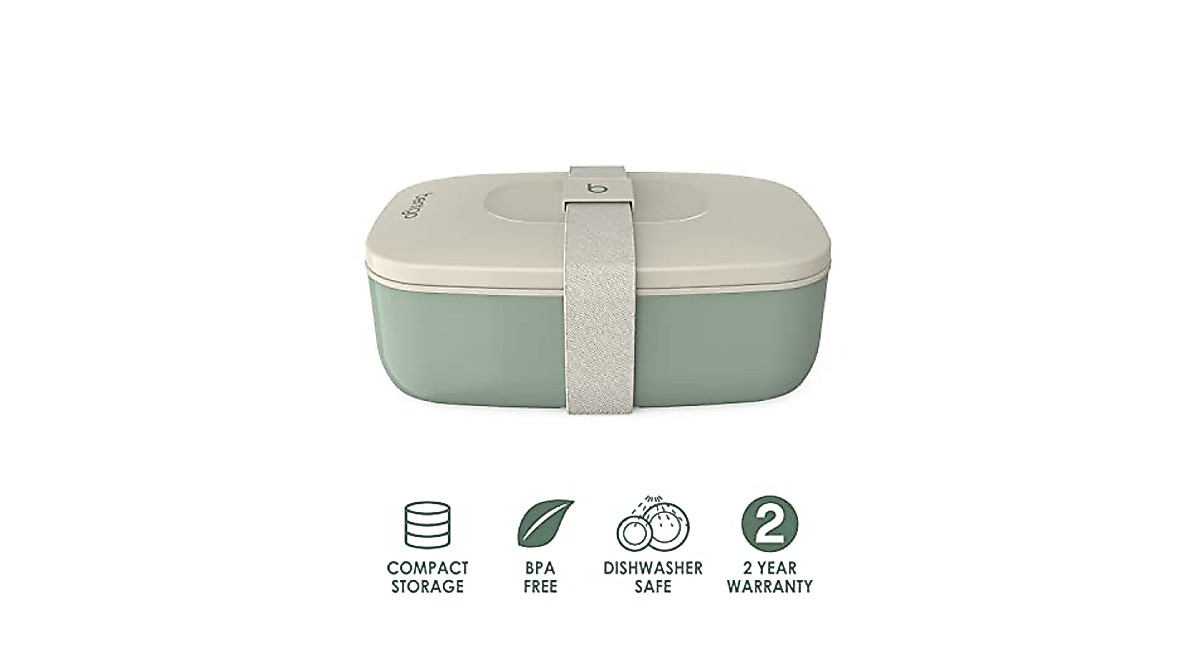 Bentgo Classic Stackable Bento Lunch Box - Khaki Green