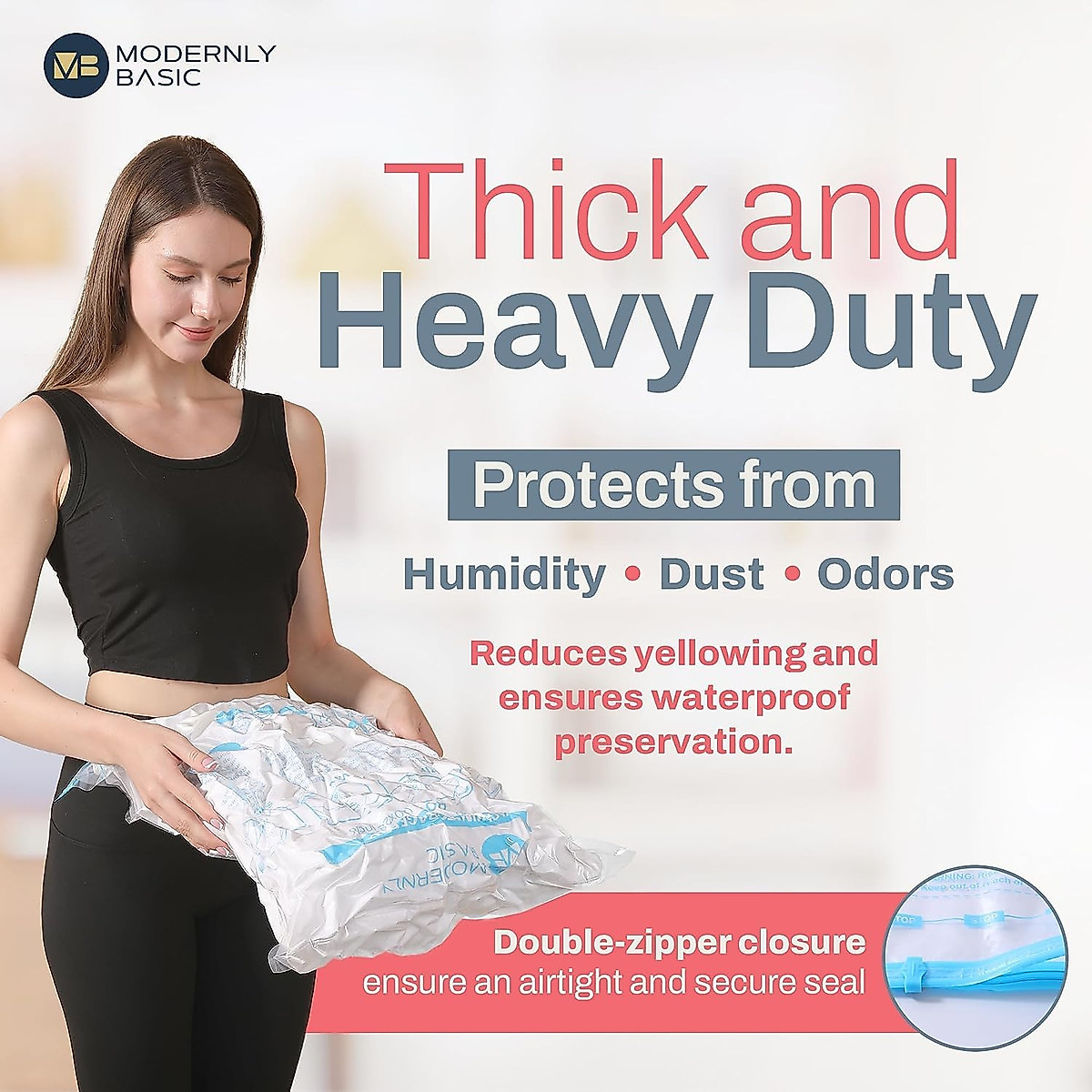 20 Pack Vacuum Storage Bags with Electric Pump, (4 Jumbo/4 Large/ 4 Medium/ 4 Small/ 4 Roll) Vacuum Sealed bags for clothing, Comforters, Blankets, Bedding - Space Saver Vacuum Storage Bags