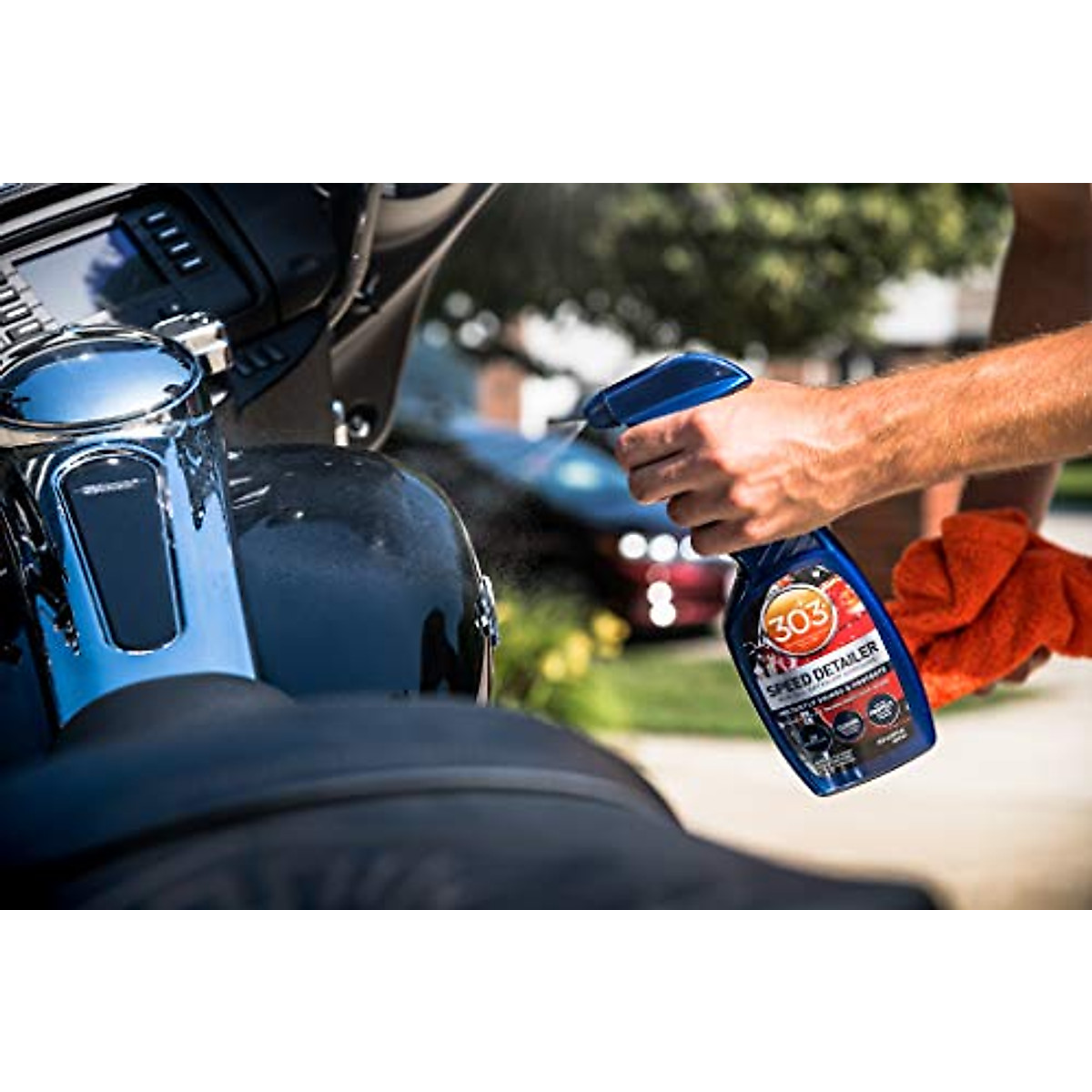 303 Speed Detailer - For All Exterior Automotive Surfaces - Instantly Shines And Protects Paint - Cleans Between Washes - UV Protection, 16 fl. oz. (30216CSR) Packaging May Vary