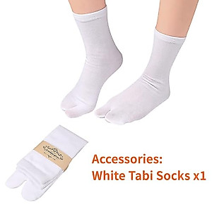 Cutey May Japanese Shoes Geta Wooden Clogs with Tabi Socks