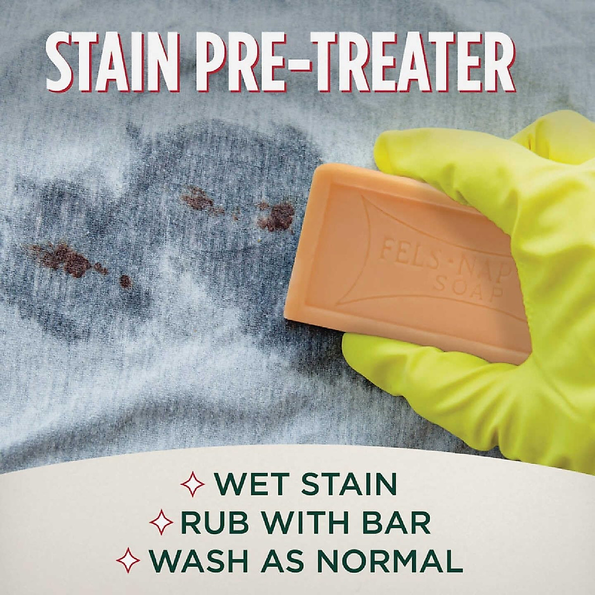 Dial Corporation Fels-Naptha Laundry Bar Soap, 5 Ounce (Pack of 6)