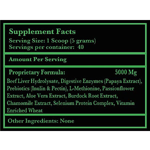 Lexelium Cat & Dog Prebiotic Digestion Supplement - Helps with Sensitive Stomach & Chronic Diarrhea – Contains Valuable Digestive Enzymes, Fiber & Prebiotics - 200g