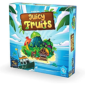 Capstone Games: Juicy Fruits, Strategy Board Game, Quick and Easy Game, Grow Delicious Fruit in Paradise 1 to 4 Players, 20 to 50 Minute Play Time, Ages 8 and Up