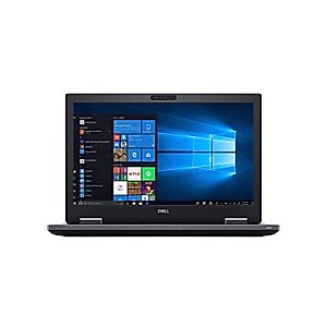 Dell Precision 7530 17.3” FHD Core i5-8400H 2.5GHz, 32GB RAM, 1TB SSD, Windows 11 Pro 64Bit, CAM, NVIDIA Quadro P1000 4GB (Renewed)
