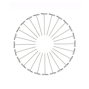 200 Pieces Stainless Steel T-Pins, 38mm/1.5inch