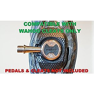 Good Vibration Leg Length Cleat spacers shims for Wahoo SPEEDPLAY Zero Pedals (Black, 4mm)