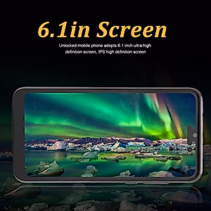 Yoidesu 4G Unlocked Smartphones,I14pro 6.1in Dual SIM Mobile Phones,3GB RAM 64GB ROM,8MP 16MP Dual Camera,4000mAh Battery Cheap Phones with 128G Expansion(White)