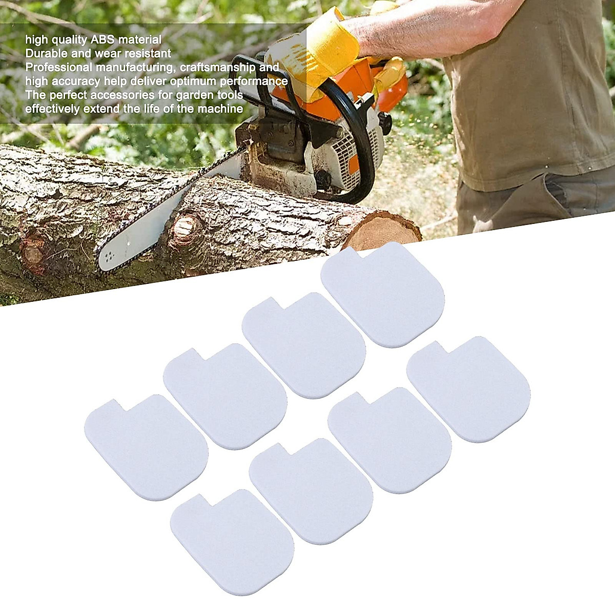 10Pcs Air Filter for P3314 P3314WS P3314WSA P3416 P3516PR P3816 Chainsaws Cotton 530057925 530095646 530047721 530069216 530069247 Replacement