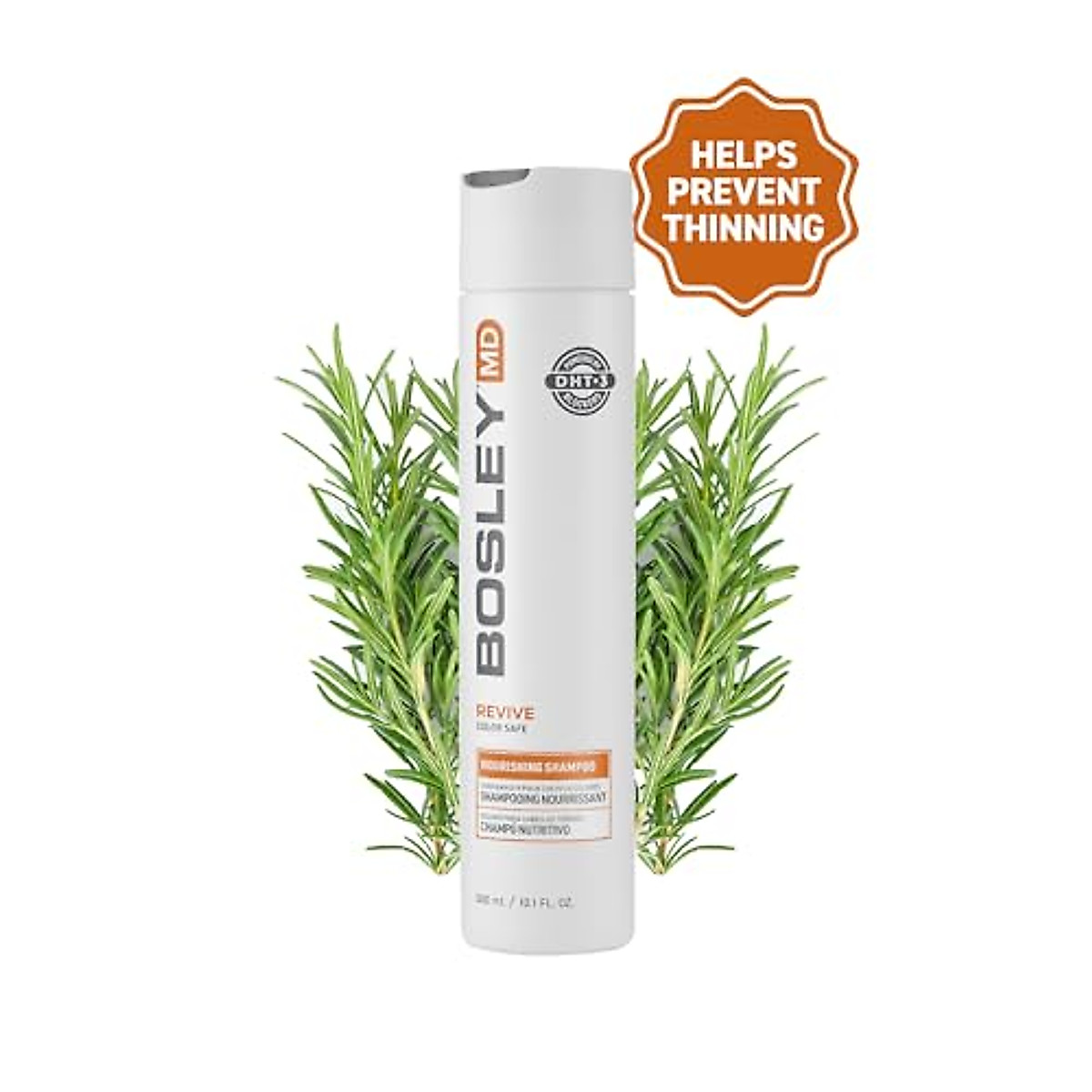 BosleyMD BosRevive Nourishing Shampoo for Noticeably Thinning Hair (Color Safe), 10.1 fl oz.